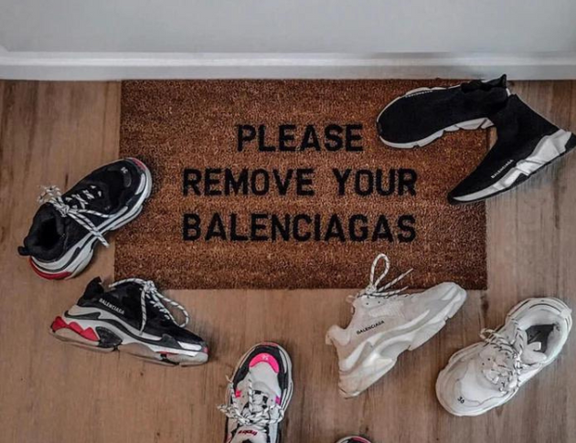 Chanel CC Logo Runner Sneaker Reflective Triple White Leather Suede